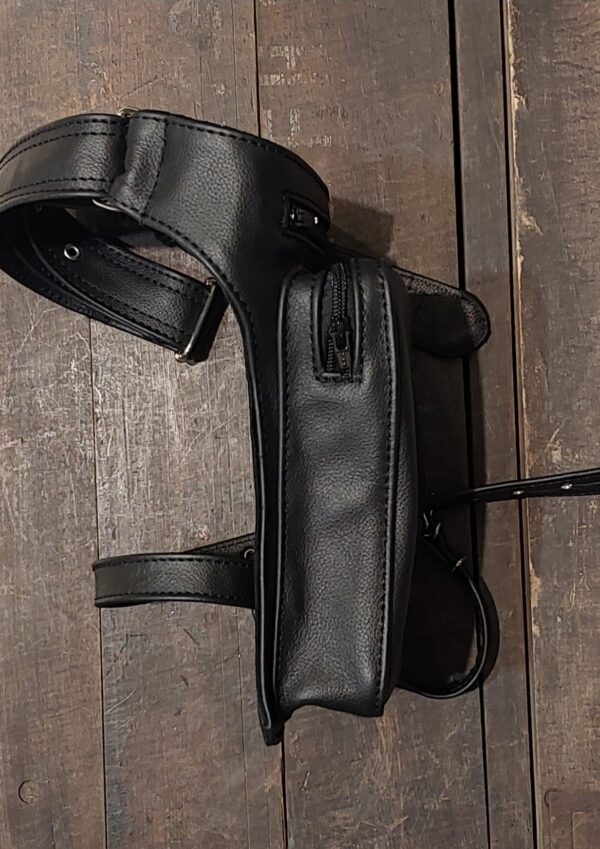 Saszetka biodrowa motocyklowa czarna | Sklep producenta skórzanej ...